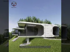 Portable Space Capsule House 3460mm Wide 8 Tons Steel Frame