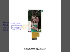 China 320x480 Resolution 3.5 TFT LCD Module 300 Nits LCD Screen Modules With MCU Interface for sale
