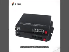 4Ch POTS（FXO/FXS）Telephone over Fiber Mux