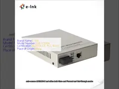 10/100M WDM Fast Ethernet Media Converter with Built-in PSU