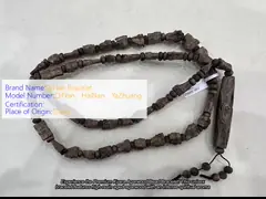 China Unisex Kyara Agarwood Bead Bracelet High Resin Aged Material Intense Spiritual Aroma for sale