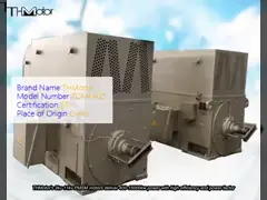 3kv Permanent Magnet Synchronous Motor 3 Phase PMSM Motor 60 Poles