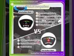 China YAMAHA Digital Display Instrument Panel One Click Start High Parts Golf Cart for sale