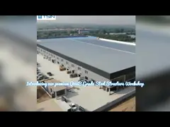 China Modular Steel Frame Warehouse Construction Weathering Steel Material Fire Resistance for sale