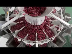 Cina Macchina di confezionamento automatico con sacchetto per biscotti gommosi Macchina di confezionamento zucchero con pesatrice multi-testa in vendita