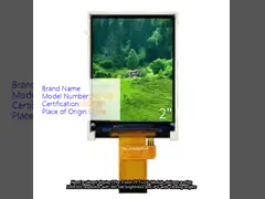 2 Inch TFT LCD Module  240*320 300nits TFT  IPS Display