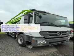 Camion pompa calcestruzzo usato 2020 Zoomlion 49m 49m con telaio Sitrak