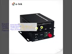 1Ch Bi-directional RCA Audio over Fiber Optical Converter
