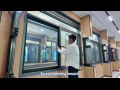 중국 20년 이상 창문 제조 원자력 알루미늄 슬라이딩 창문 판매용