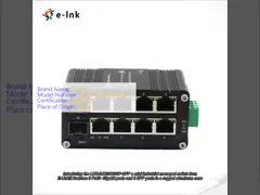 미니 산업 관리 8-포트 10/100/1000T 802.3at PoE + 2-포트 100/1000X SFP 이더넷 스위치