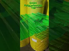 Durable Green Plastic Polycarbonate corruagted Sheet with Weather Resistance for you roofing and canopy