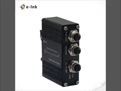 EN50155 Industrial 1-port 10/100/1000 PoE Injector with 30W output, M12 connector