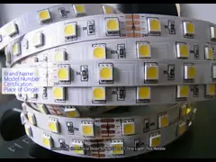 SMD5050 RGBW Drip adhesivo resistente al agua DC12V Flexible luz de banda LED para iluminación de cinta de pared flexible