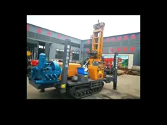 China Diesel High Torque Drill Pneumatic Rig Crawler Mounted 260m for sale