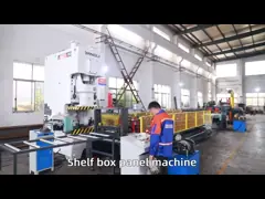 5KW  Motor Power Shelf Box Roll Forming Machine With 3 -15 m/min Working Speed