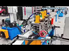 China Gearbox Driven Steel Storage Rack Roll Forming Machine With Advanced Punching Capability for sale
