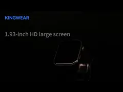 KW293 1.93‘‘Gran schermo GPS Smartwatch con attività in tempo reale e monitor del sonno IP68 impermeabile