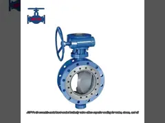 Valvola a farfalla tri-eccentrica a metallo rigido per vapore di olio d'acqua