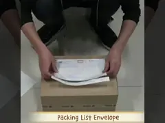 Polyethylene Adhesive Packing Slip Pouch Biodegradable Self Adhesive Shipping Label Pouch Durable