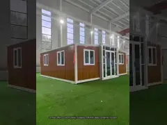 Customizable Prefab Folding House Steel 20ft/40ft Container
