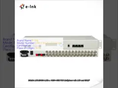 16E1+4FE+LCD+Multiplexer PDH SNMP