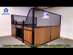 Custom Size 4x2.2m European Horse Stalls Bamboo Indoor Horse Arena Panels