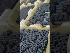 China High permeability  MnZn ferrite material R10k T16*12*8 hot sellers toroidal ring magnet toroidal ferrite core for sale