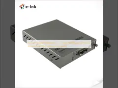 1-port 10/100/1000Base-T + 2-port 1000Base-SFP (1+1) Redundant Fiber Media Converter