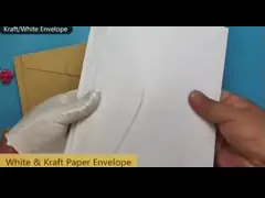 Self-Adhesive Offset Printing Packaging Kraft Paper Envelope For Mailing and Posting