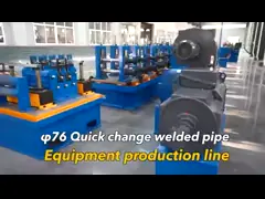 6-20 Station Steel Pipe Making Machine with ±0.2mm Cutting Accuracy