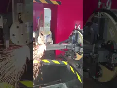 Auto Pneumatic Tube Laser Cutter for φ8mm-φ120mm Pipes with ±0.03mm Accuracy