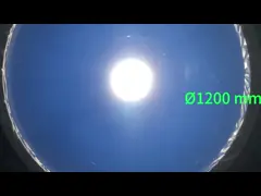 China 1100mm Cut-Out Solar Simulation Sky Light – 30M Beam Distance with Human-Tracking Sun Motion for sale