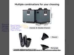 China FES200K 200W High Power Portable Fume Extractor Equipment For Factory for sale