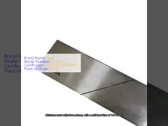 SKD11 Steel Knife Tobacco Cutter Knives Blade For Korber KT2 tobacco Cutting Machine