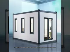 Practical Expandable Prefab Homes with 18.5 Square Meter House and Custom Bathroom Requirement