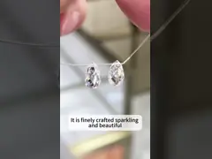 China Synthetic HPHT CVD Lab Grown Diamond Jewelry Necklaces VS Clarity for sale