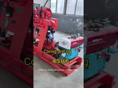China XY-1 Hydraulic Core Drill Rig 100m Depth 100mm Hole Diameter for sale