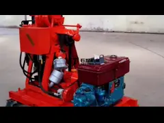 China 18 HP Diesel Engine XY-1 Soil Testing Drilling Rig Machine With Online Video Support for sale