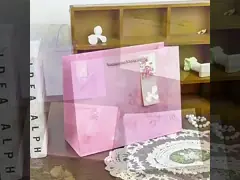 China Butterfly Gift Bag Thickened Birthday Packaging Processing Bag Graduation Gift Handbag Simple Shopping Bag for sale