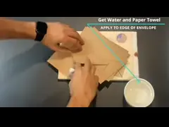 Design Custom Reusable Kraft Paper Envelope With Multiple Sizes Good Air Permeability