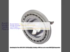 Cina Faretto LED Teco 12W AR111 Attacco G53 3000K Bianco Caldo Fascio 12° Dimmerabile, CRI90 Certificato CE RoHS in vendita