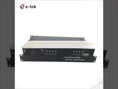 16Ch 5MP HD-AHD/HD-CVI/HD-TVI/CVBS 4-in-1 Video Fiber Converter