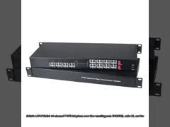 Multiplexor Telefónico de 16 Canales POTS (FXO/FXS) sobre Fibra Óptica