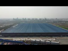 プレハブ鉄骨構造倉庫ワークショップ大スパン工業用建物