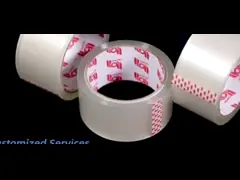 Plastic BOPP Packing Tape Low Noise Self Adhesive Waterproof Tape Transparent