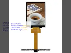 Industrial Control 3.2-Inch TFT LCD Display with 240x320 TFT LCD Modules