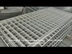 1000x6000mm Size Anti-Rust Steel Grating Biggest Size 1050mm*6000mm For Industrial Environments