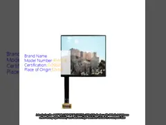 China 1.54 Inch Square LCD Display 320x320 Resolution Sunlight Readable Display 300nits for sale