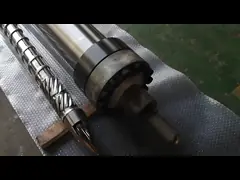 China Customized Injection Screw Barrel Set for Injection Molding Machine  gas vacuum precision products powder alloy cast film machine Injection Screw and Barrel for sale