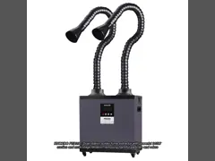 FED200 Black Solder Fume Extractor Multi Station For Repair Workshops / Laboratories